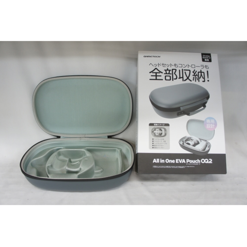 [中古B]Quest 2 128GB VRヘッドセット + オールインワンEVAポーチOQ2: PCボンバー