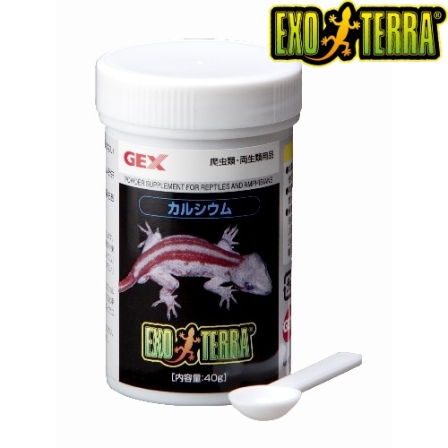 GEX(ジェックス) エキゾテラ カルシウム 40g 爬虫類 フード PT1850 飼育: PCボンバー