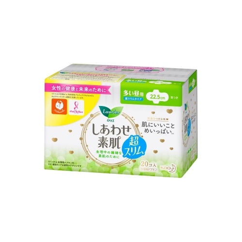 [取寄10]ロリエしあわせ素肌超スリム多い昼用羽つき [4901301282743]: PCボンバー